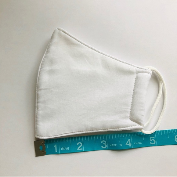 Accessories | 5 Pcs Fabric Mask White | Poshmark